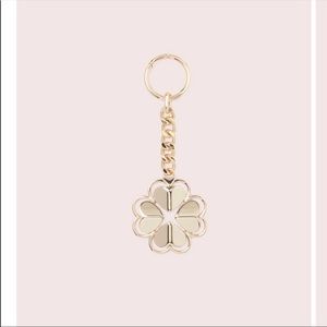 kate spade | Accessories | Kate Spade Legacy Logo Metal Spade Flower ...